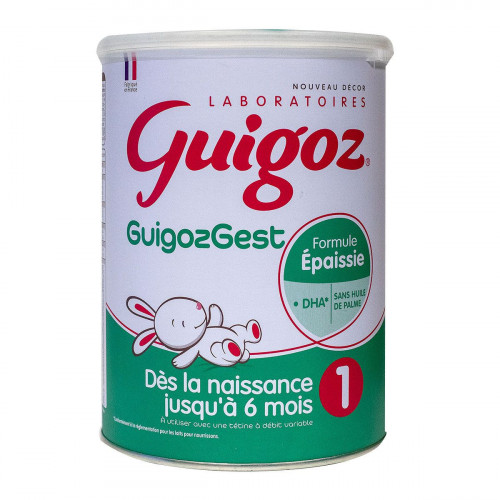 Guigoz Formule Epaissie lait 1er âge 0 à 6 mois 800g - Prix